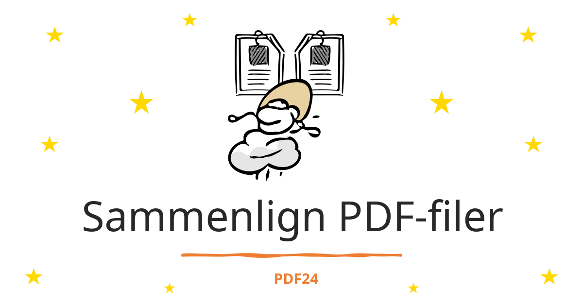 Sammenlign PDF-filer - hurtigt, online, gratis - PDF24