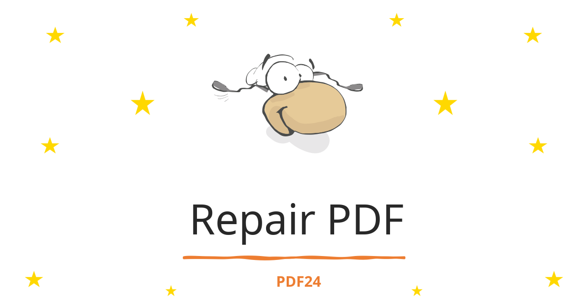 Repair PDF - easy, online, free - PDF24