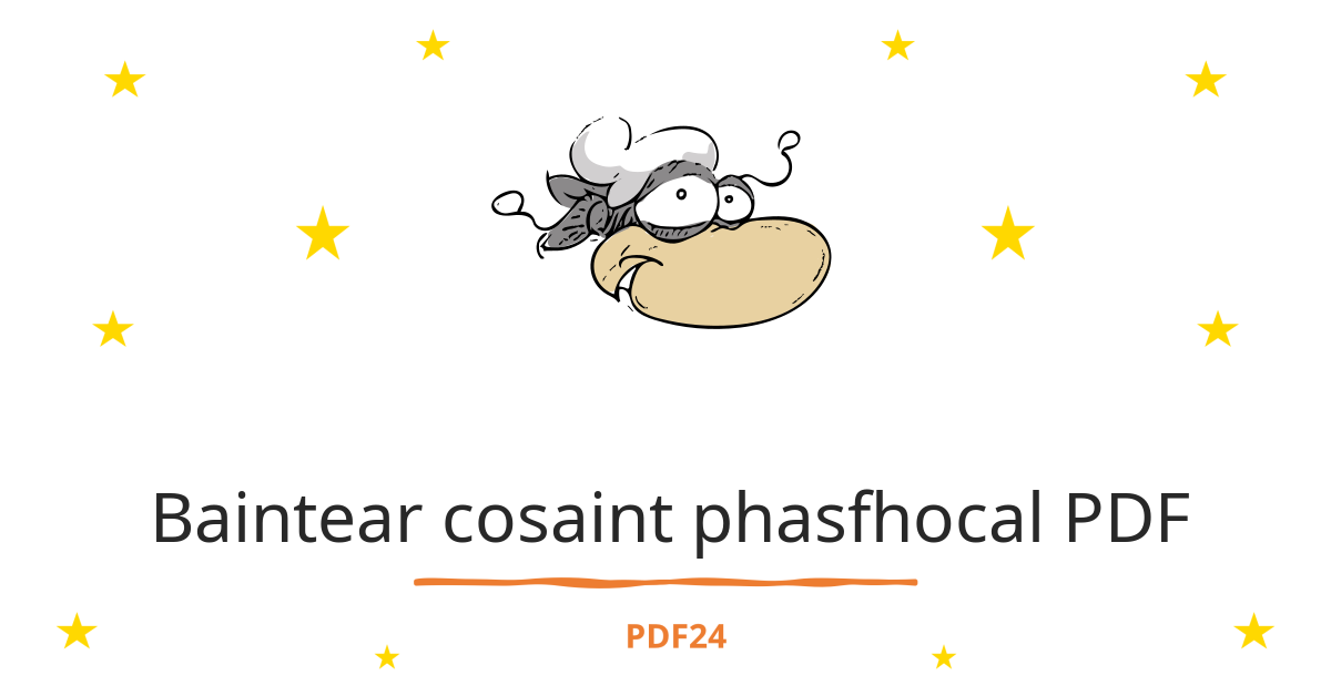 Baintear cosaint phasfhocal PDF - go tapa, ar líne, saor in aisce - PDF24