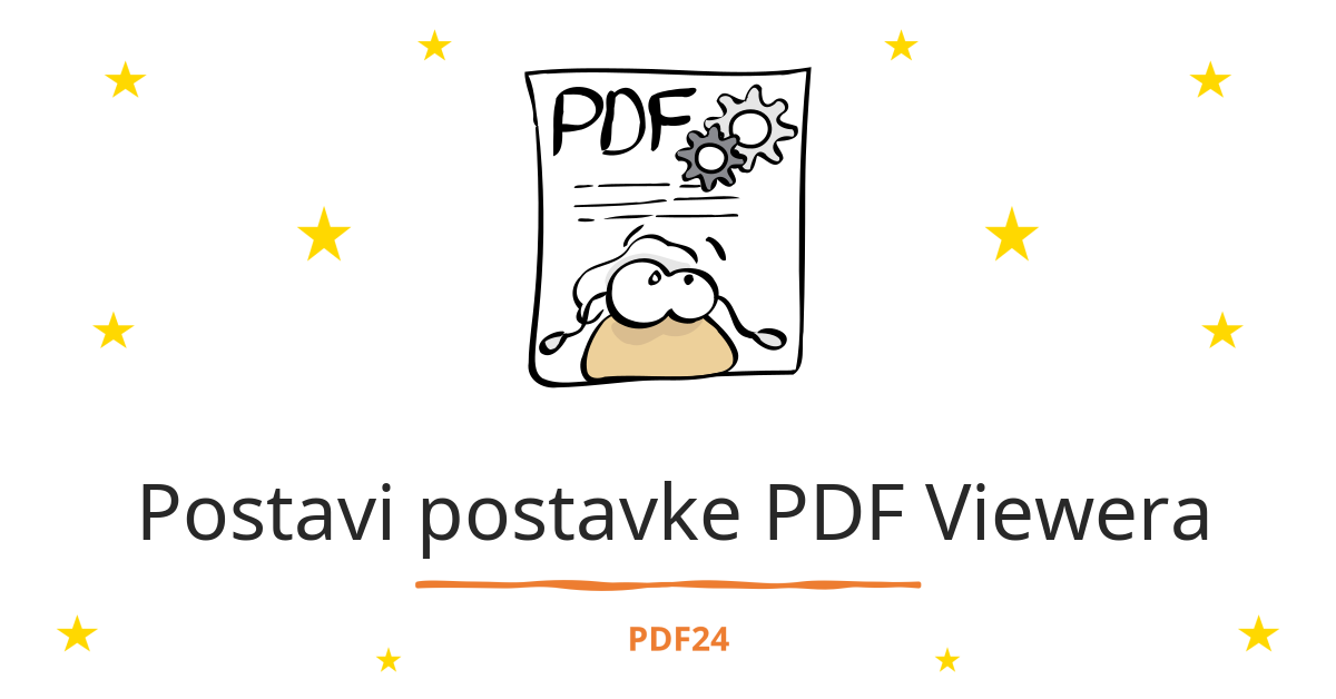 Postavi PDF Viewer postavke - 100% besplatno i online - PDF24