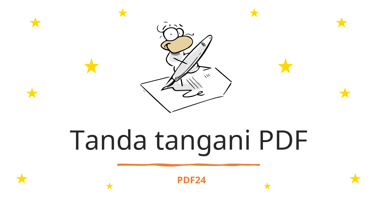 Tanda tangani PDF - 100% gratis & online - PDF24