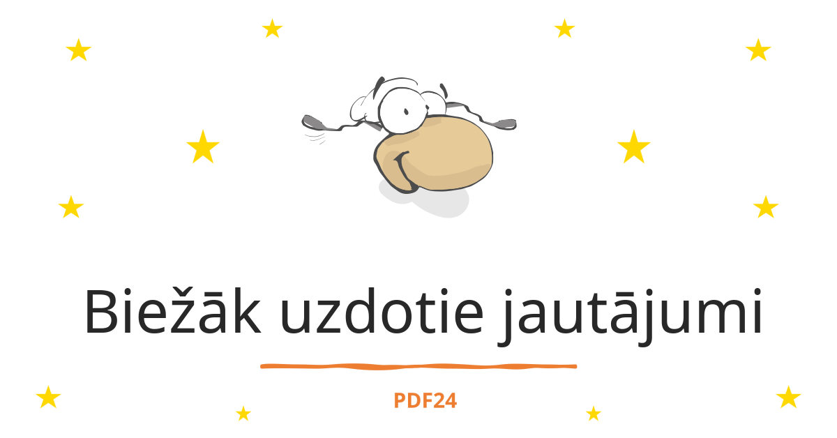 Jautājumi un atbildes par PDF24 rīkiem - PDF24