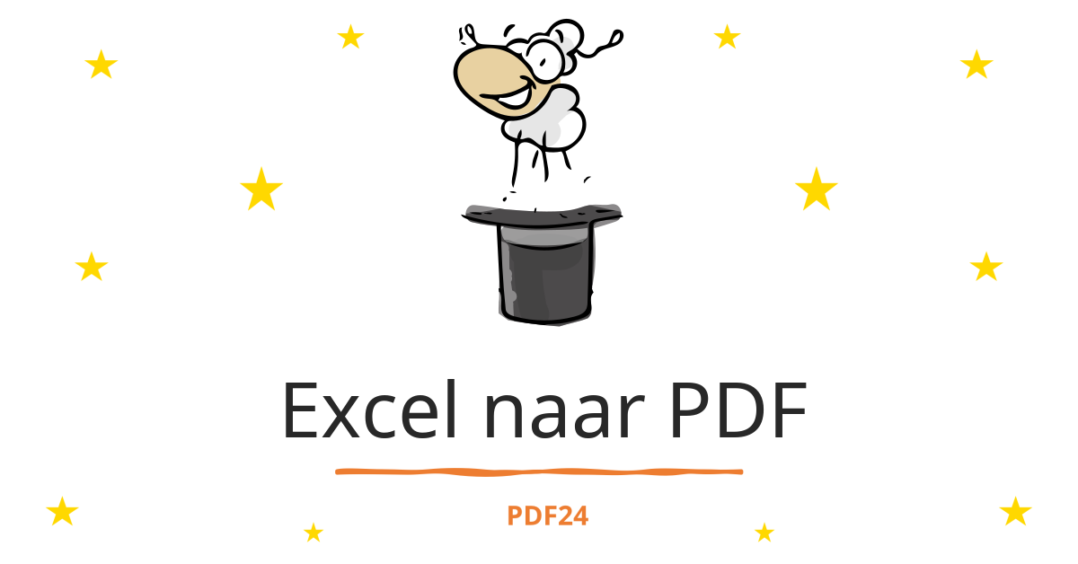 Converteer Excel naar PDF - snel, online, gratis - PDF24