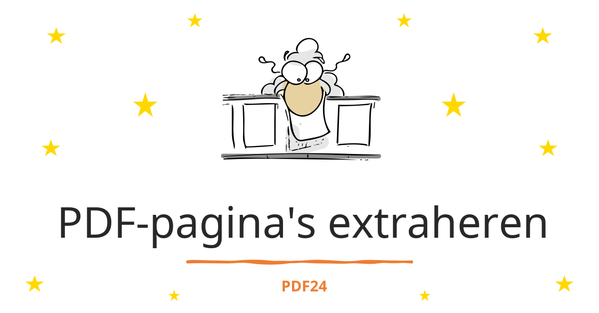 PDF pagina's extraheren - snel, online, gratis - PDF24