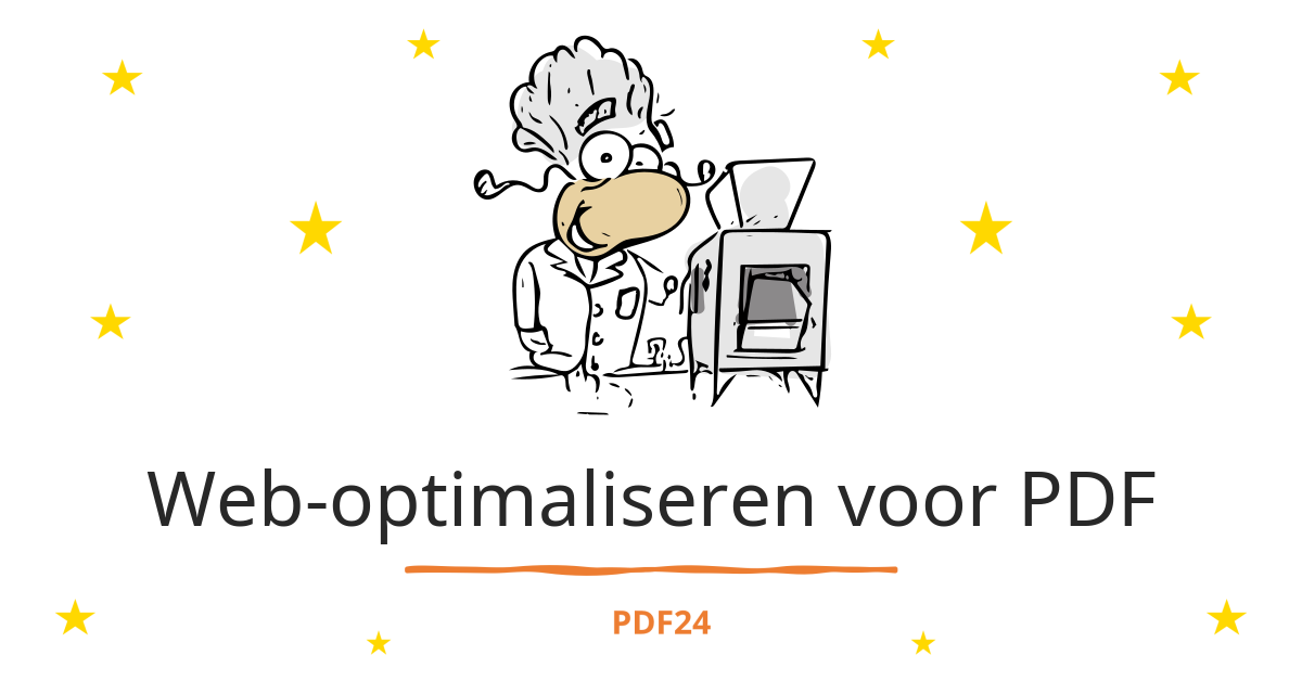 Web-optimaliseren voor PDF - snel, online, gratis - PDF24