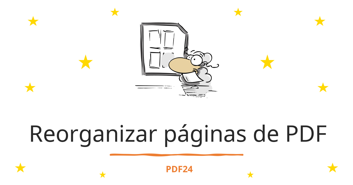 Reorganizar páginas PDF - rápido, online, grátis - PDF24 Tools