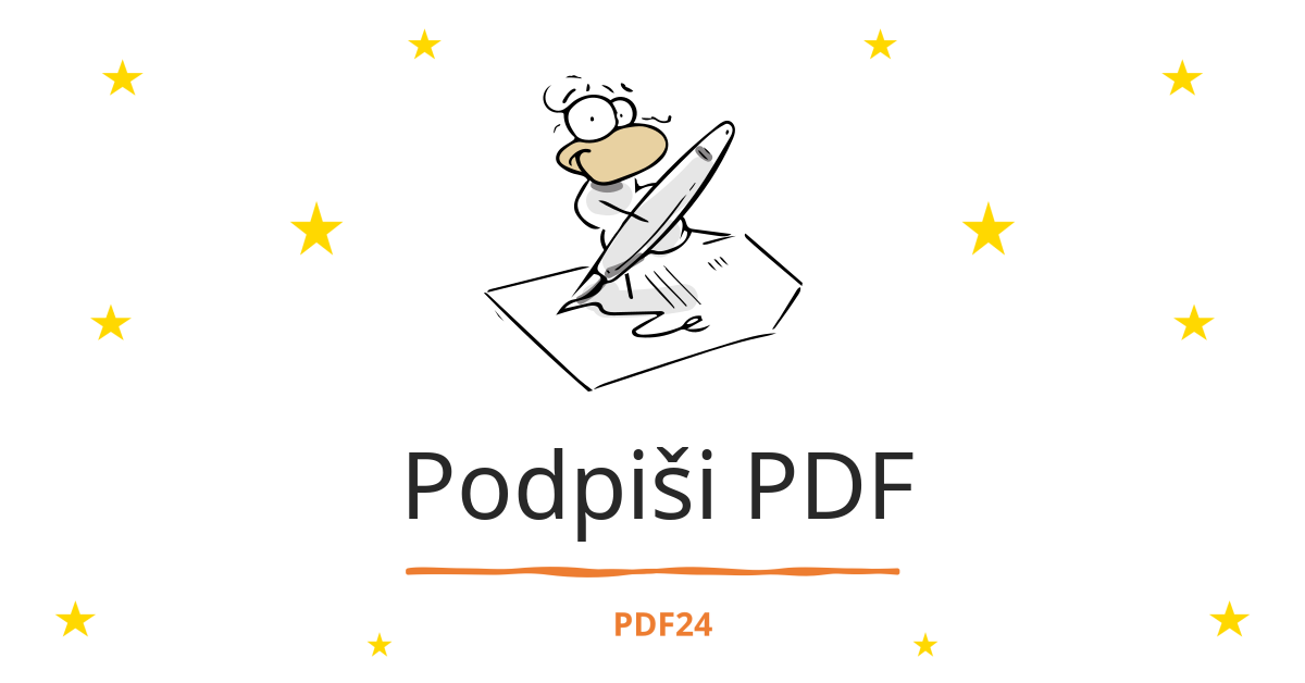 Podpiši PDF - preprosto, na spletu, brezplačno - PDF24
