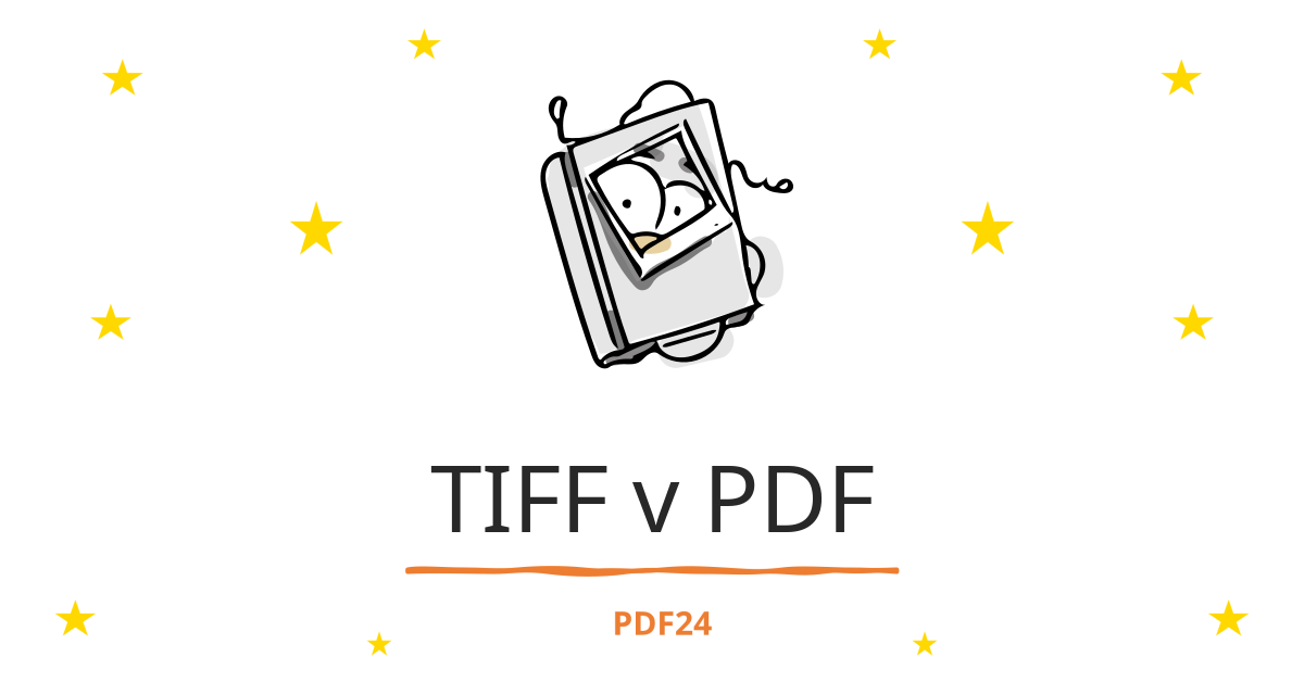 TIFF v PDF pretvornik - hitro, na spletu, brezplačno - PDF24