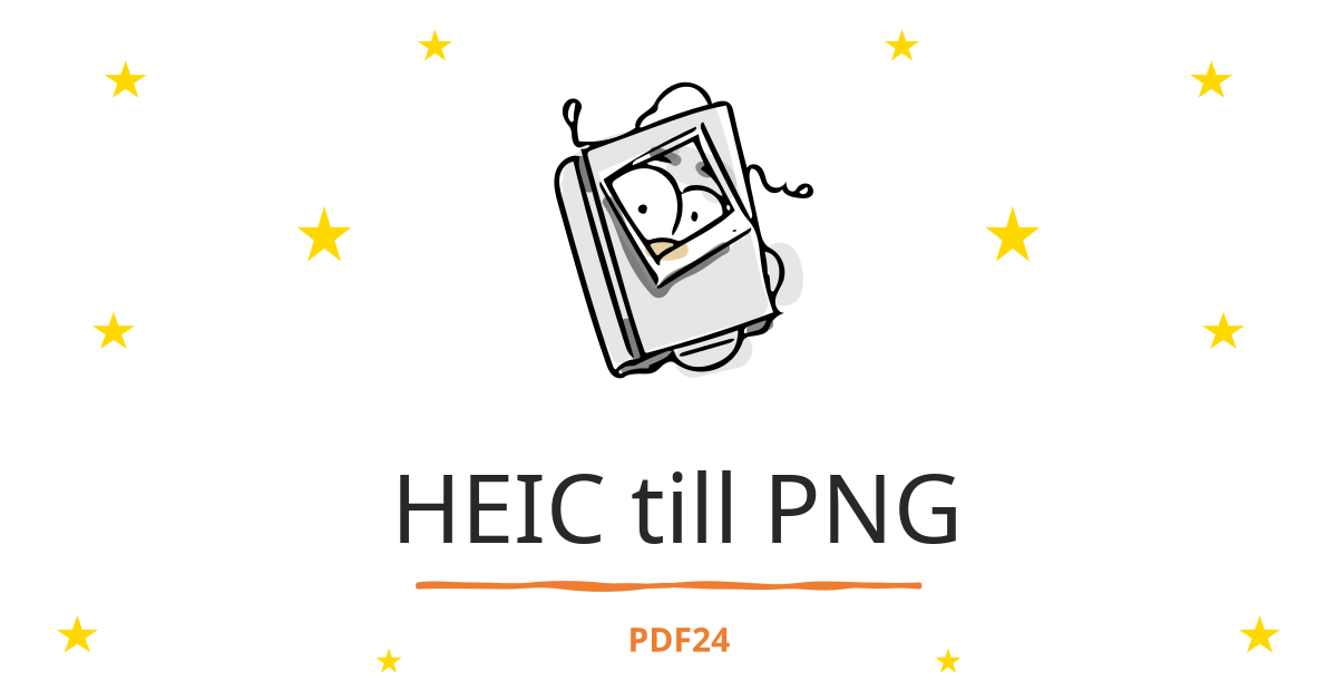 Konvertera HEIC till PNG - snabbt, online, gratis - PDF24