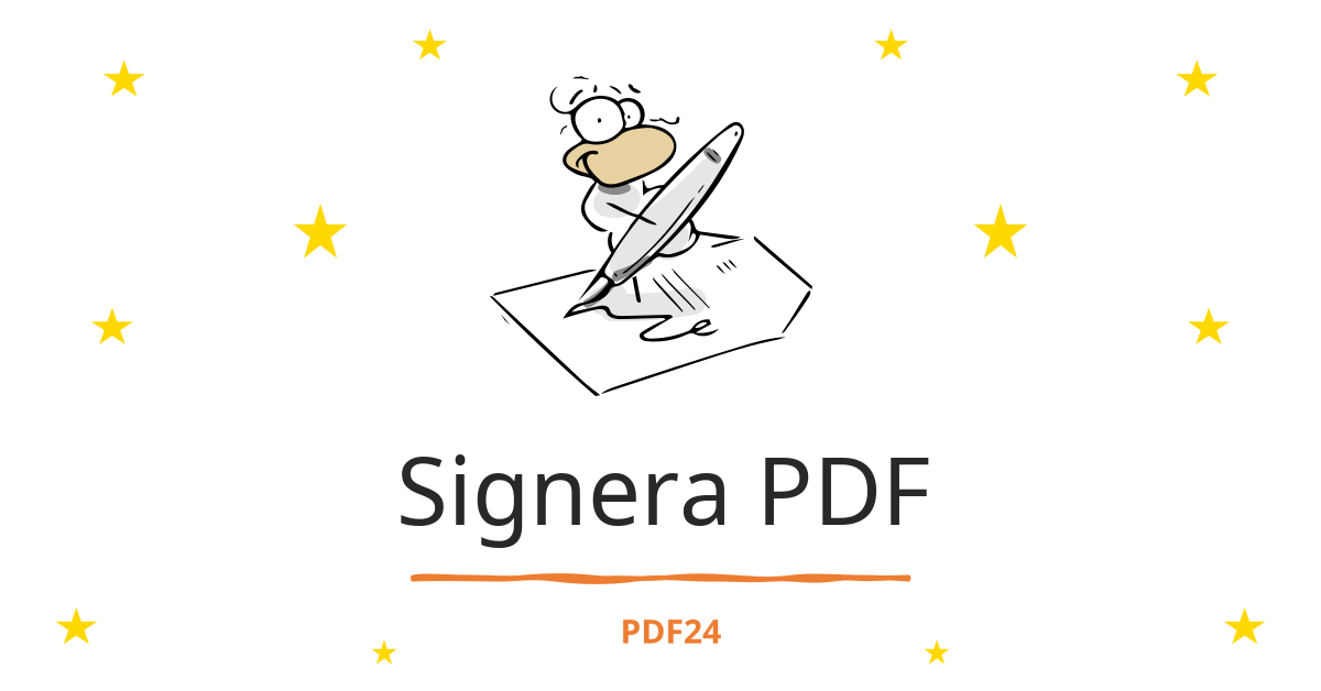 Signera PDF - enkelt, online, gratis - PDF24
