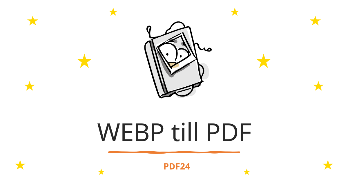 Konvertera WEBP till PDF - snabbt, online, gratis - PDF24