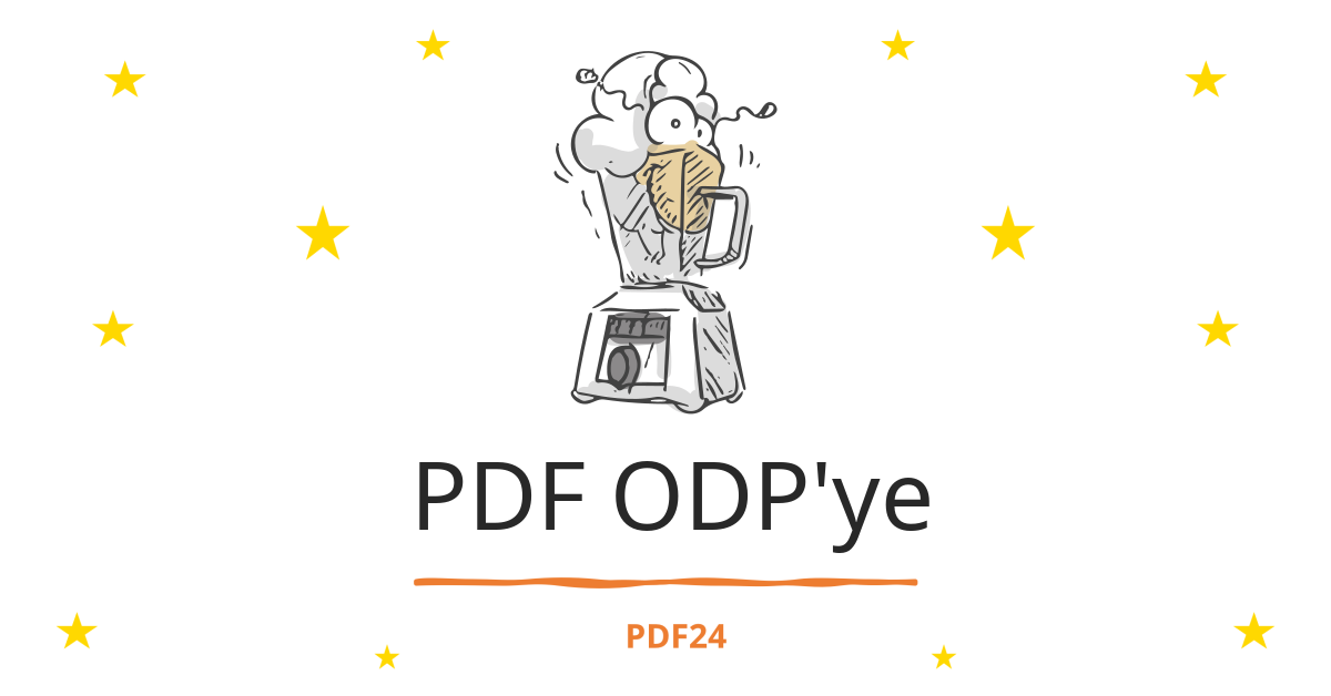PDF ODP'ye dönüştür - Hızlı, online, ücretsiz - PDF24