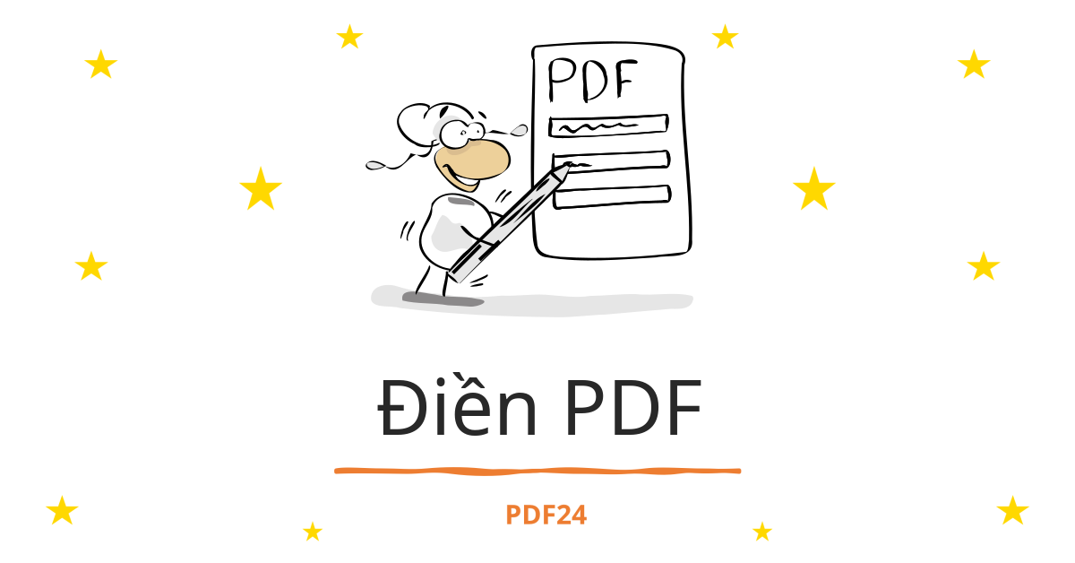 Điền PDF - miễn phí 100% và trực tuyến - PDF24