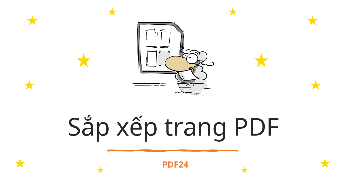 Sắp xếp trang PDF - miễn phí 100% và trực tuyến - PDF24